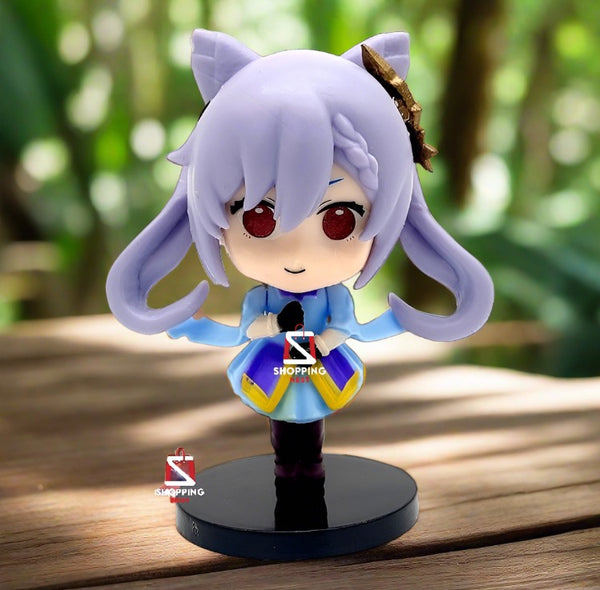 Genshin Impact Keqing PVC Collectable Action Figurine | 10 Cm
