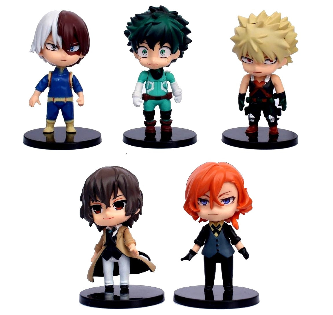 My Hero Academia Set of 5 Big Characters Figu rine [10 CM]