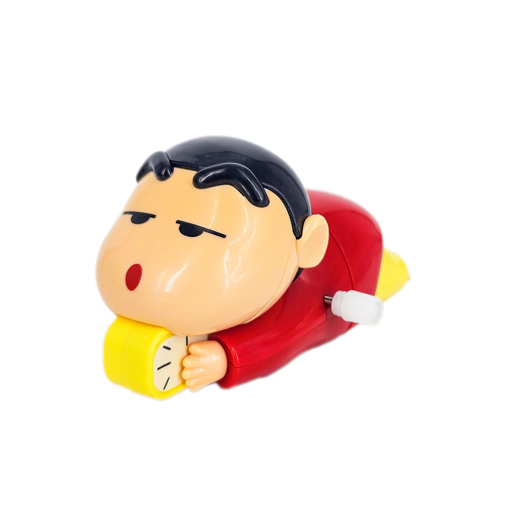 Crayon Shinchan Movable Crawling Mechanical Toy Figure With Box | Red