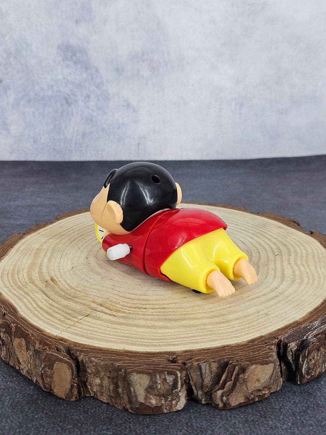 Crayon Shinchan Movable Crawling Mechanical Toy Figure With Box | Red