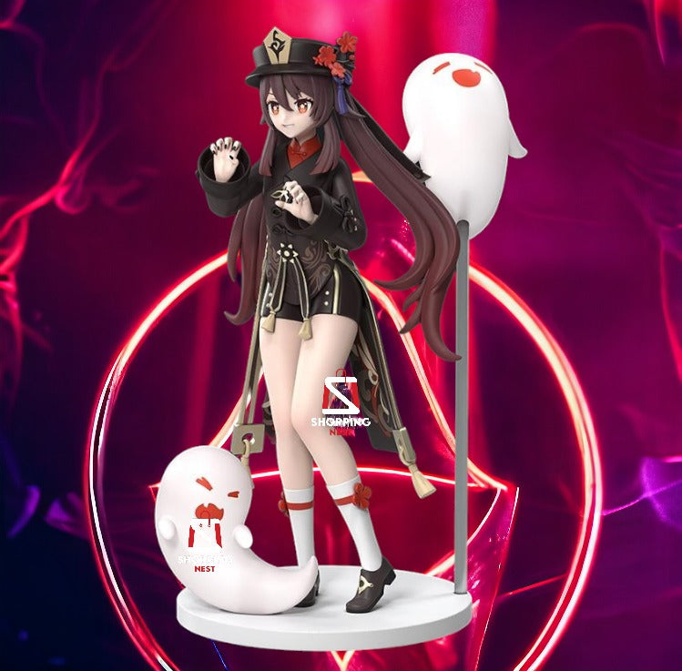 Genshin Impact Hu Tao Gaming Action Figure Waifu (18 Cms)