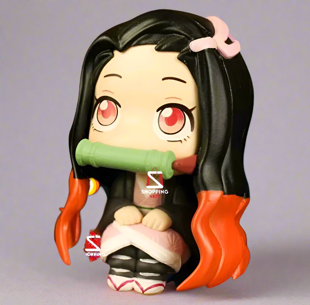 Demon Slayer Kimetsu No Yaiba Kamado Nezuko Sitting Action Figure (10