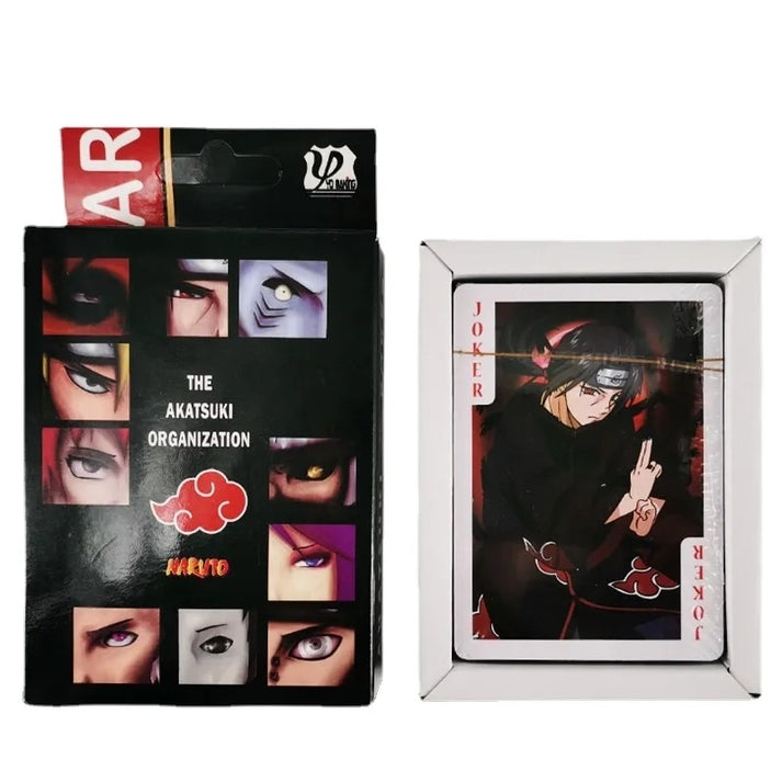 Naruto Akatsuki Themed Anime Playing Cards Deck Of 54 Cards