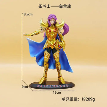 Saint Seiya Aries Mu Action Figure | 20 cm | Anime Collectible