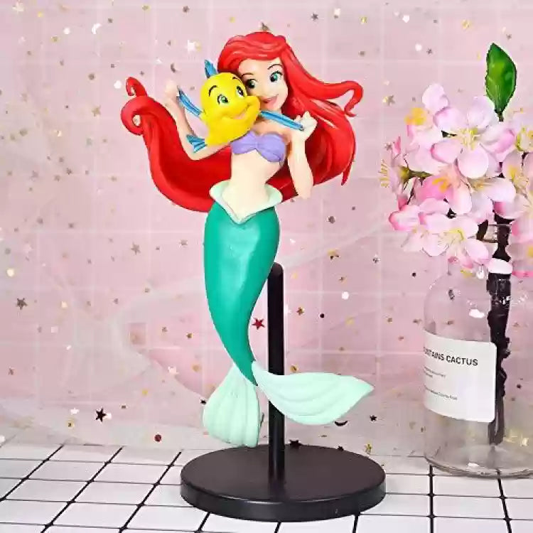 New Little mermaid Areil With Fish figure 25 cm
