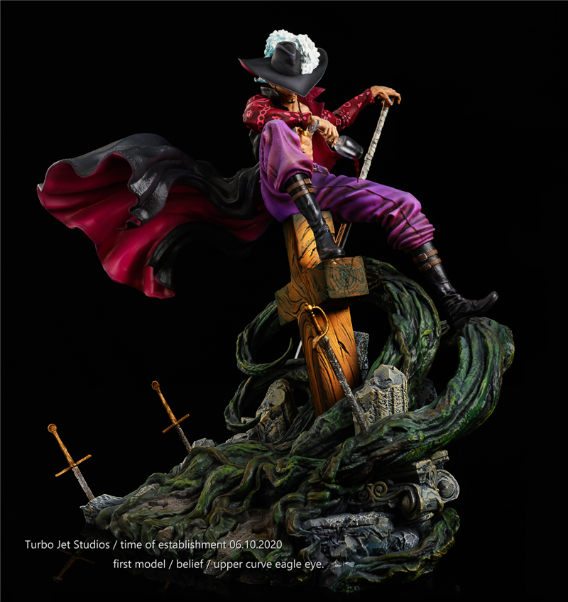 Action Figure Dracule Mihawk - One Piece | 38 CM | Premium Figure